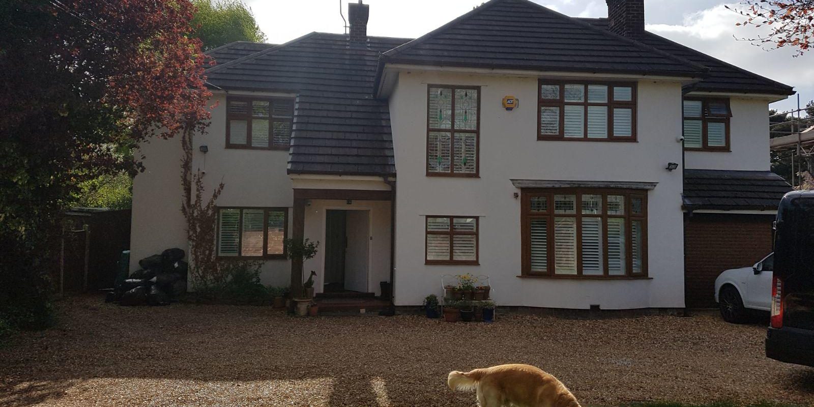 Full House Installation - Curved Bay & Tier On Tier Standard Shutters - Wilmslow | Absolute Shutters