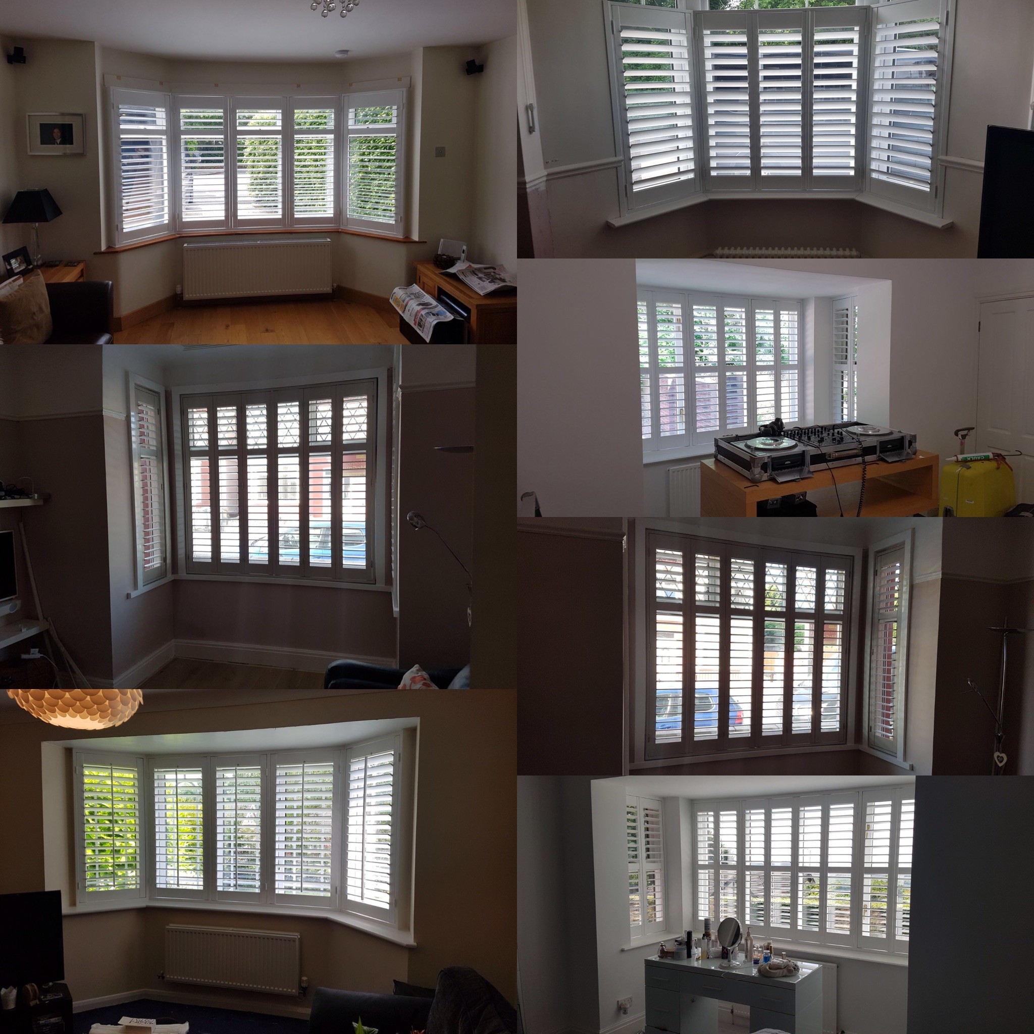 Bay Window Specialists - Selection Of Recent Installs | Absolute Shutters