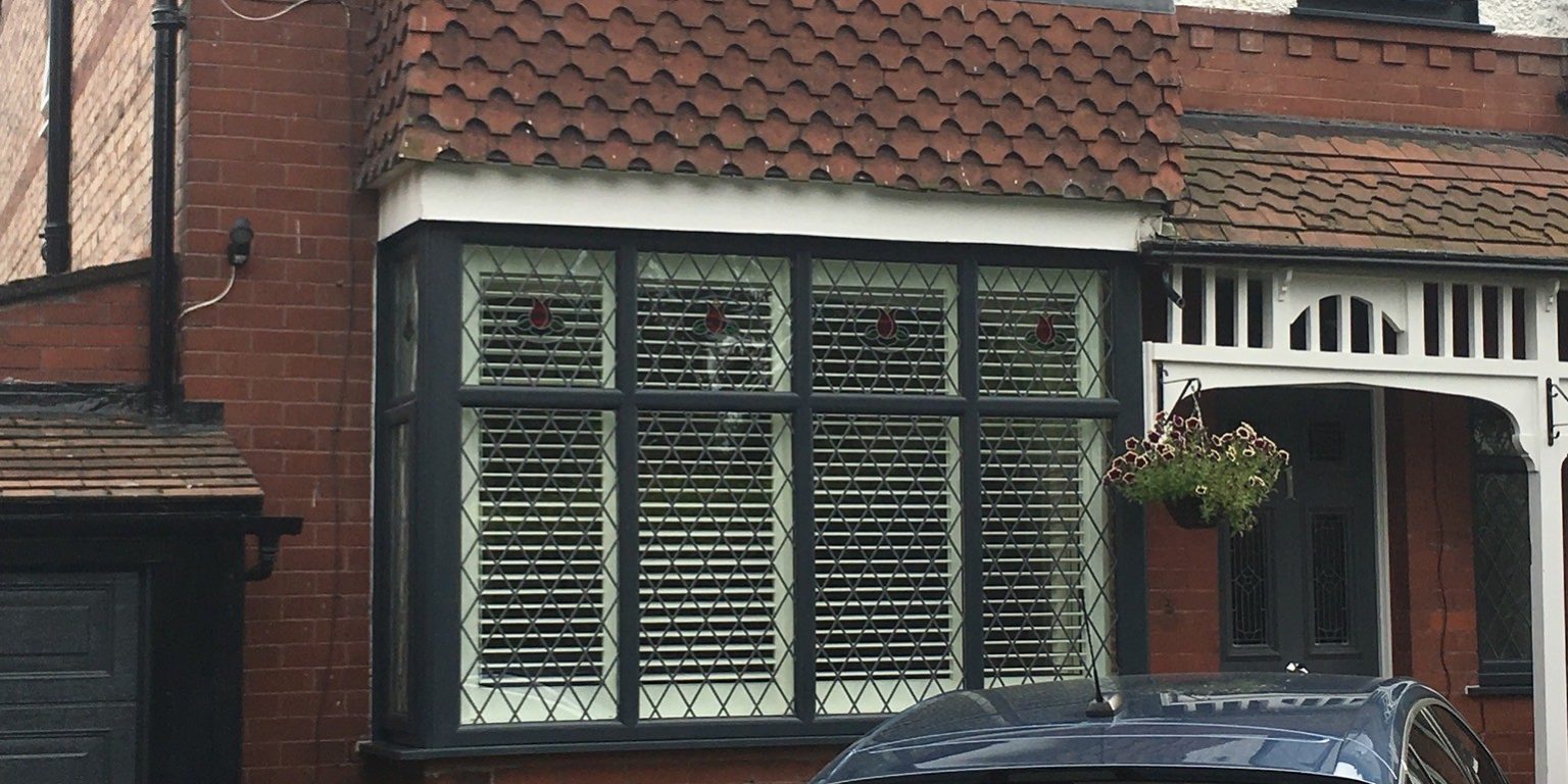 1930’s Box Bay Window Shutters Stockport | Absolute Shutters