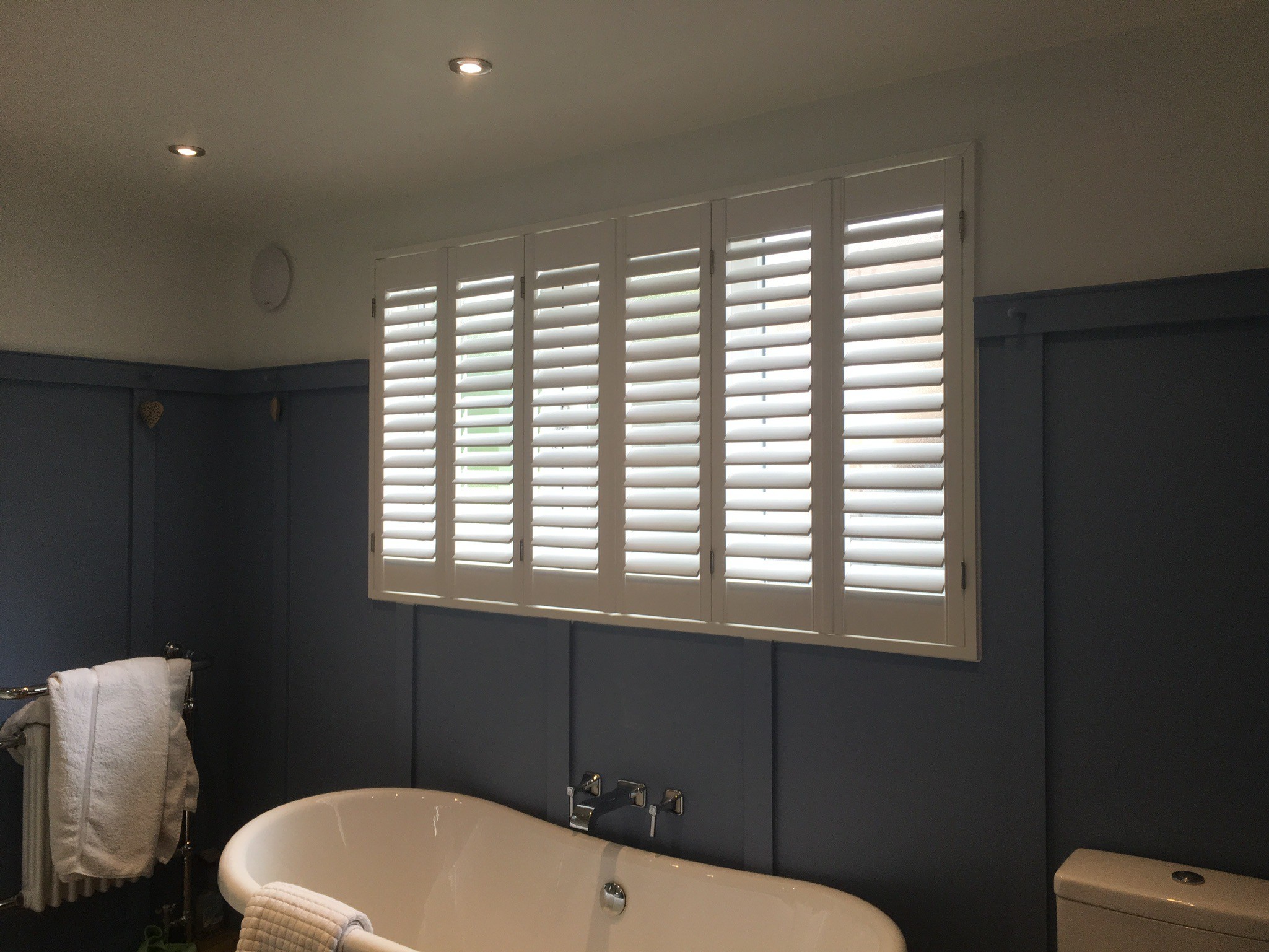 Bathroom shutters in Manchester | Absolute Shutters