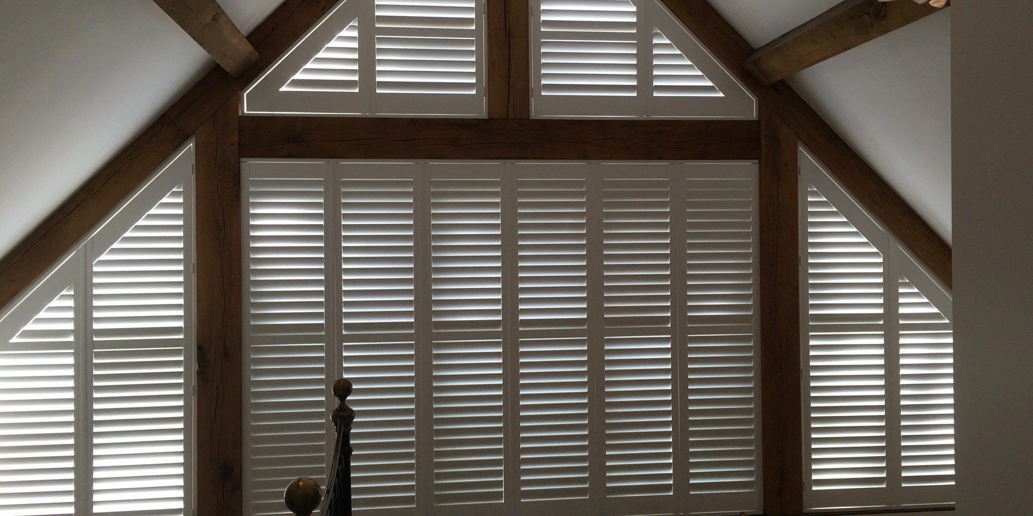 Absolutely stunning apex window in Buxton | Absolute Shutters