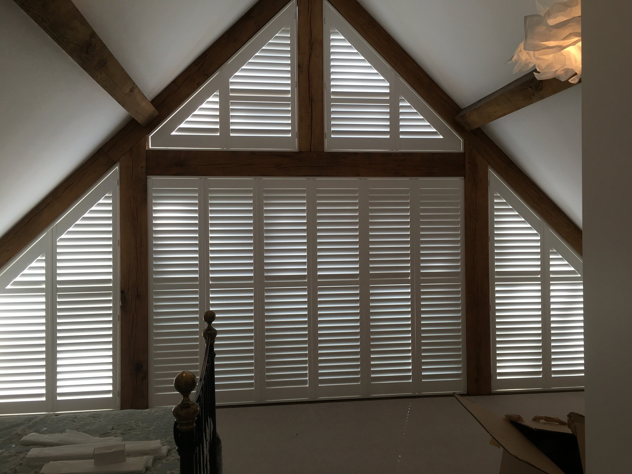 Absolutely stunning apex window in Buxton | Absolute Shutters
