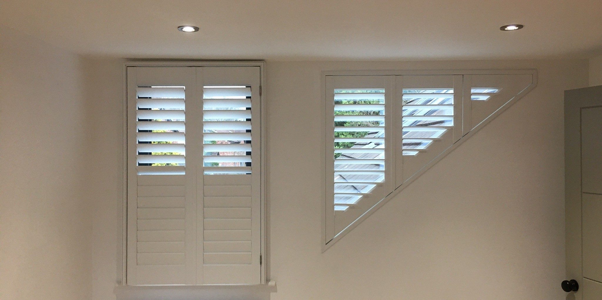Custom Shape Shutters in Bramhall | Absolute Shutters
