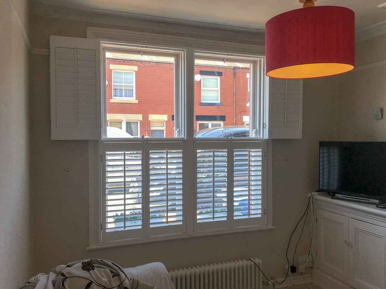 Tier On Tier Window Shutters in Cheadle | Absolute Shutters