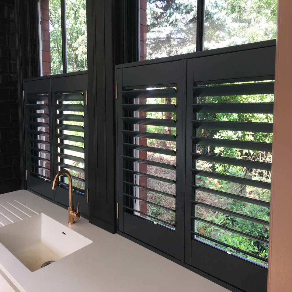 Café Style Standard Window Shutters | Absolute Shutters