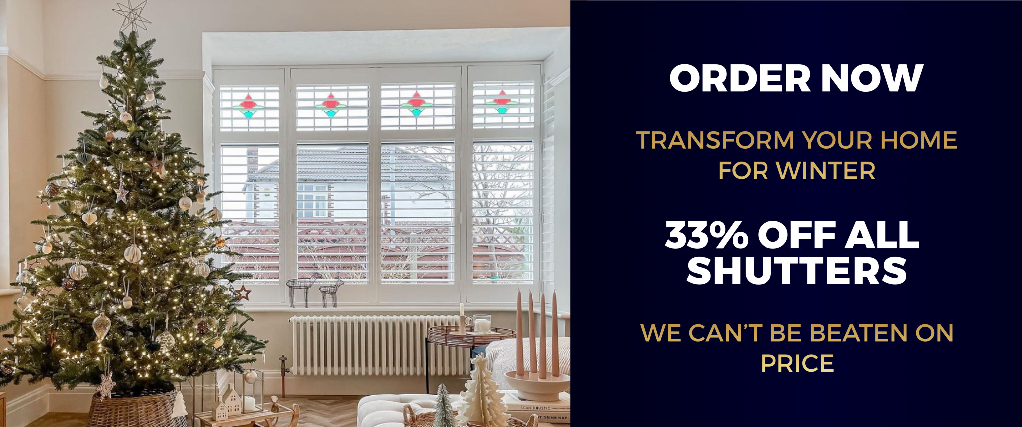 Perfect Cafe Style Window Shutters | Absolute Shutters